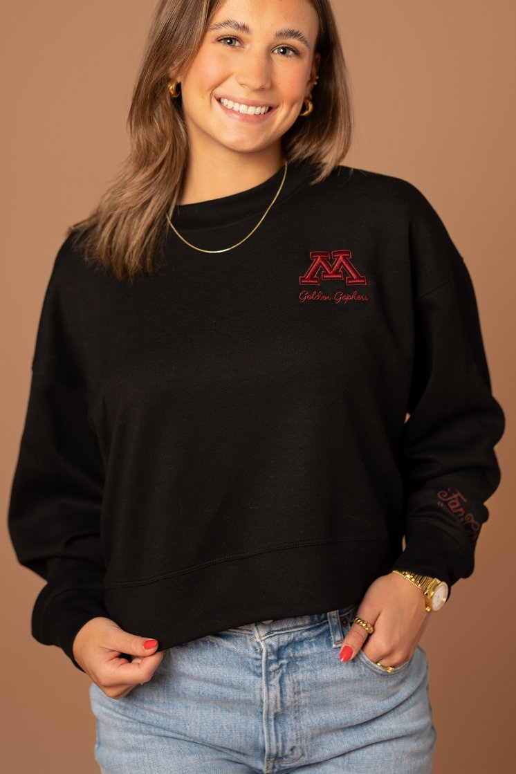 Gophers Embroidered Supersoft Crew – Fan Girl Clothing
